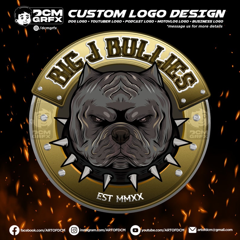 Custom Kennel Logo, Dog Logo, Breeder Logo - Etsy