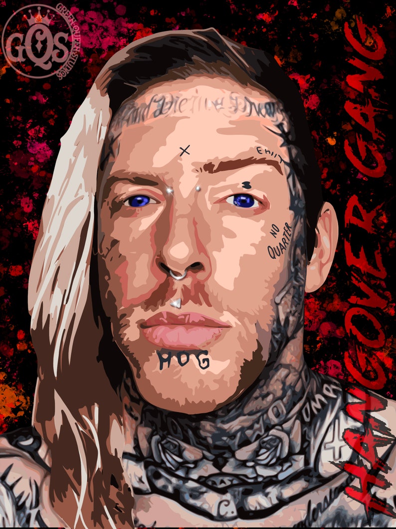 HANGOVER GANG Tom Macdonald Portrait - Etsy