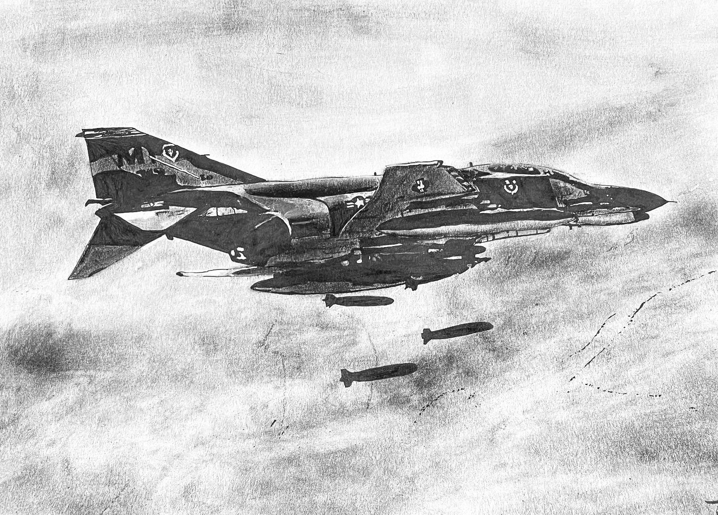 Mcdonnell Douglas F-4 Phantom Print - Etsy