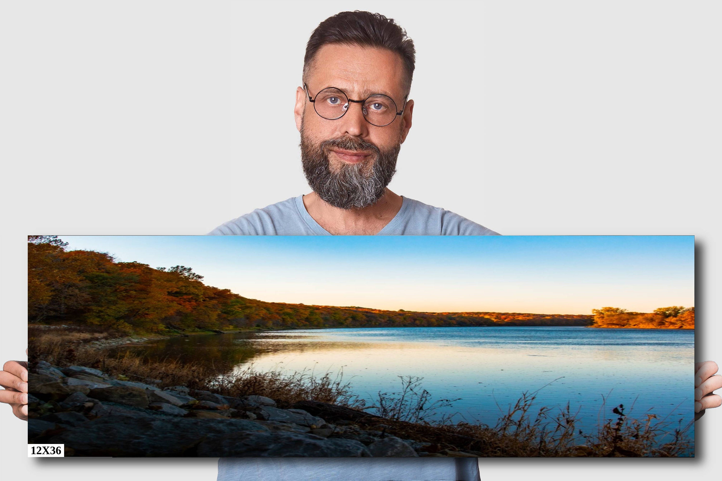 River Sunset Lacey Keosauqua State Park Iowa Fine Art - Etsy