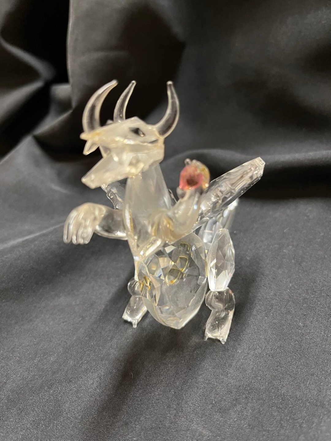 Austrian Crystal Dragon-vintage 1980s-from Crystal Collection - Etsy