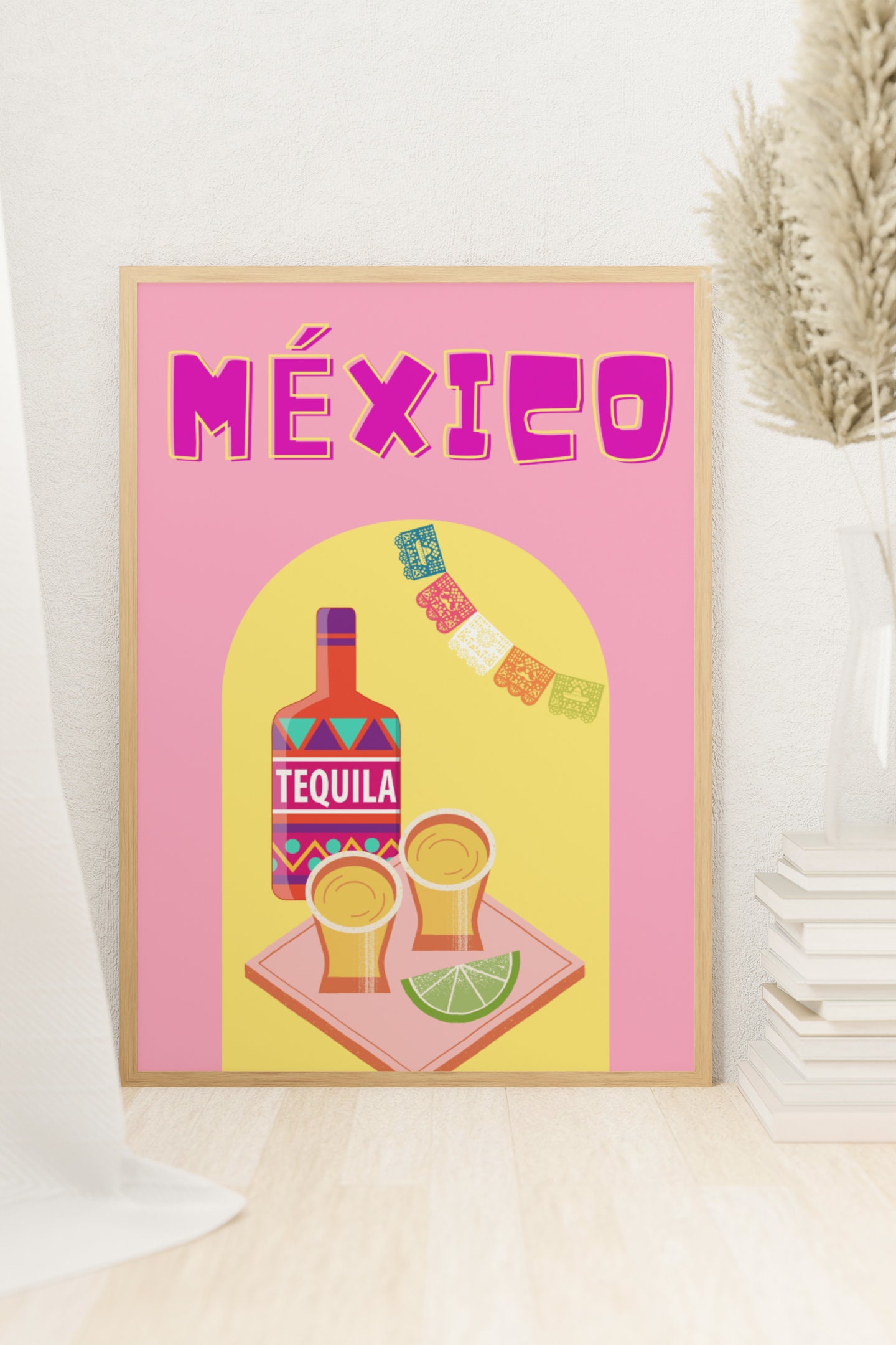 Mexican Illustration Poster, Mexico Digital Download, Mexico Art Prints ...