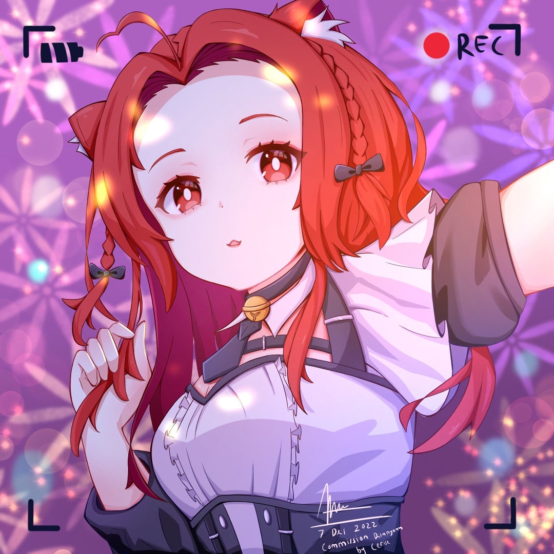 Custom Half Body Anime Art, Cute Anime Drawing Commission, Custom Anime ...