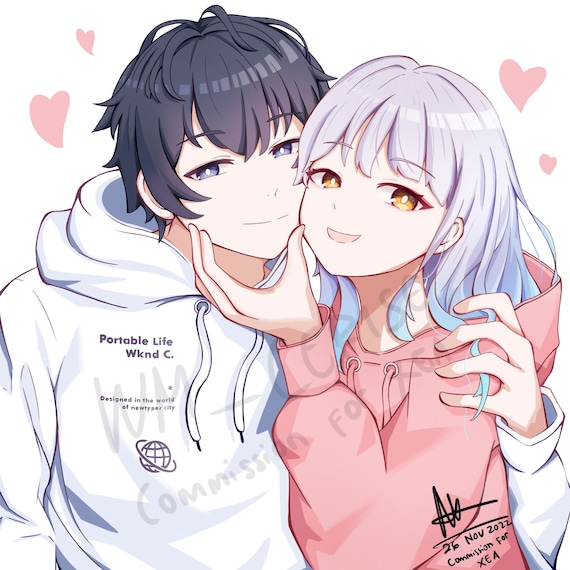 Cute Anime Drawings Of Love