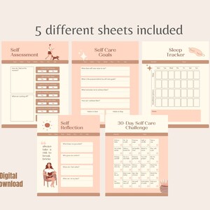 Self-care Assessment Checklist for Mental Health and Wellness, Self ...