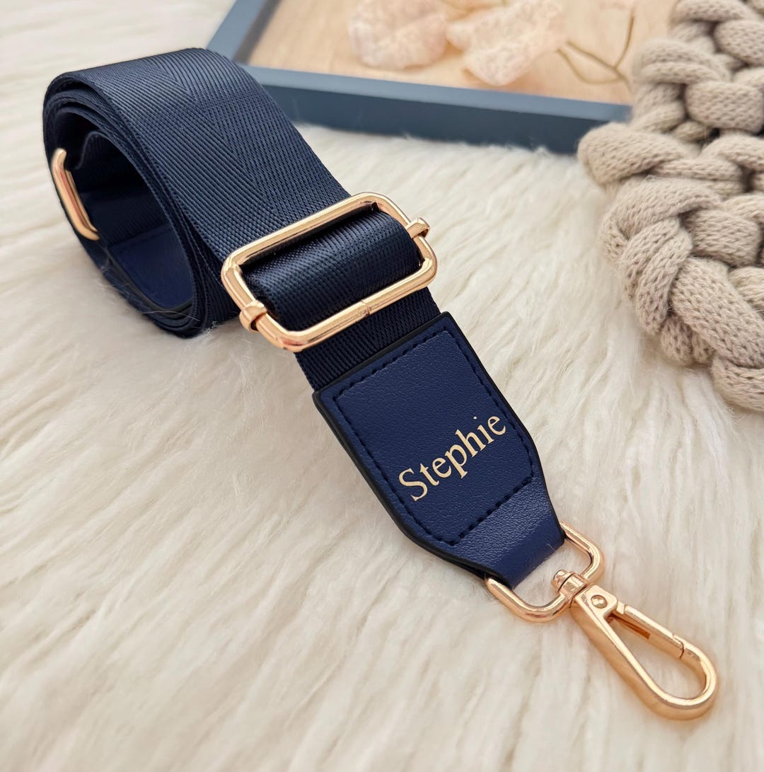 Name Purse Straps Solid Colors | Game Day Crossbody Straps ...