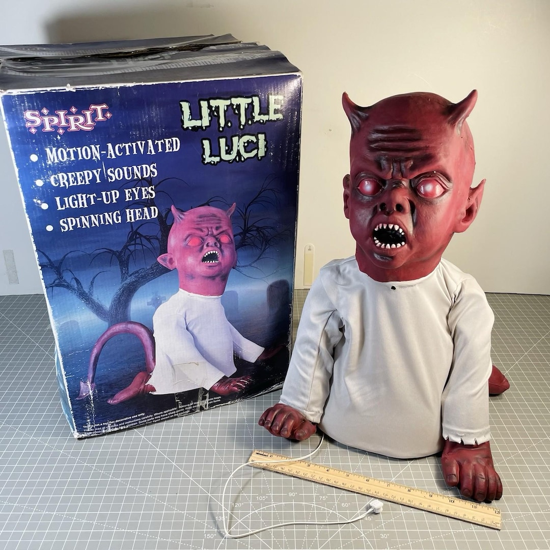 Spirit Halloween Animated Little Luci Zombie Baby Prop – Working W ...