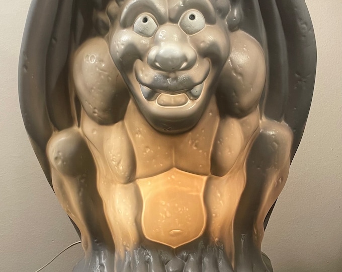Vtg Ghoulish Gargoyle - Empire Blow Mold Halloween 28” With Light - Etsy