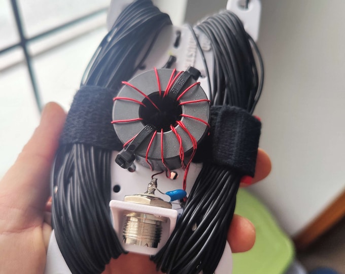 Dudetenna 100+ W EFHW Kit / Ham Radio End Fed Half Wave Kit With 75ft ...
