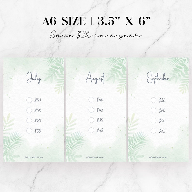 2k Printable Savings Challenge Bundle, Save 2000 a Year, 2k Savings ...