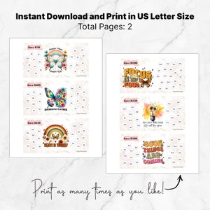 A6 Positive Quotes Low Income Savings Challenge, Money Savings ...