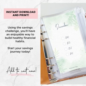 2k Printable Savings Challenge Bundle, Save 2000 a Year, 2k Savings ...