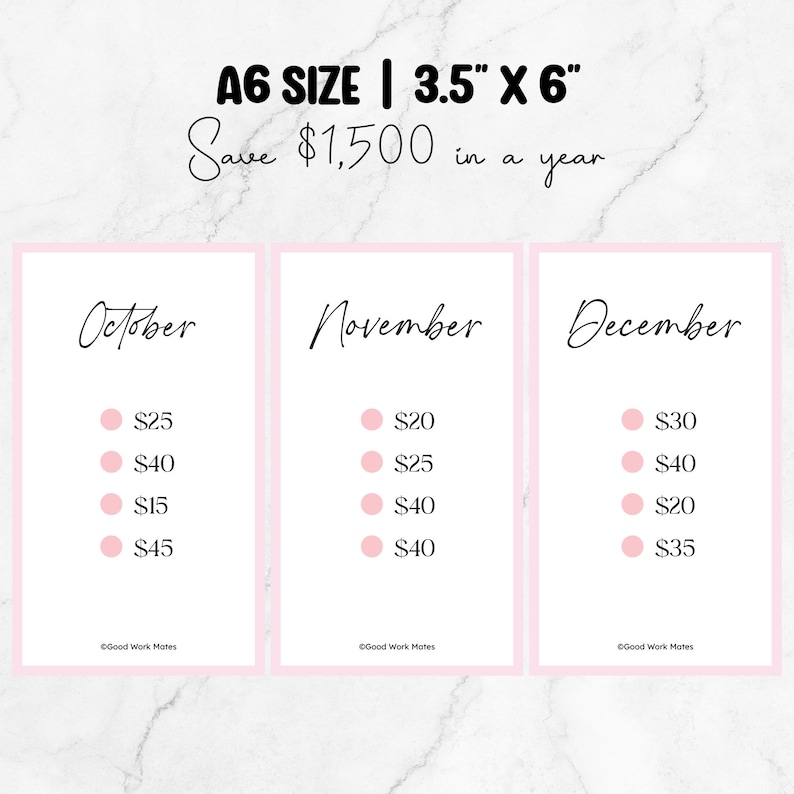1.5K Budget Savings Challenge, Save 1500 a Year, 1.5k Savings Challenge ...