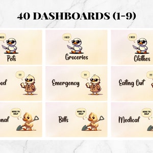 A6 Funny Ducks Dashboards Envelopes Inserts, A6 Envelopes Binders, A6 ...