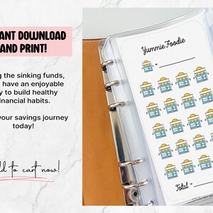 Eating Out Savings Challenge, Food Sinking Funds, Cash Stuffing ...
