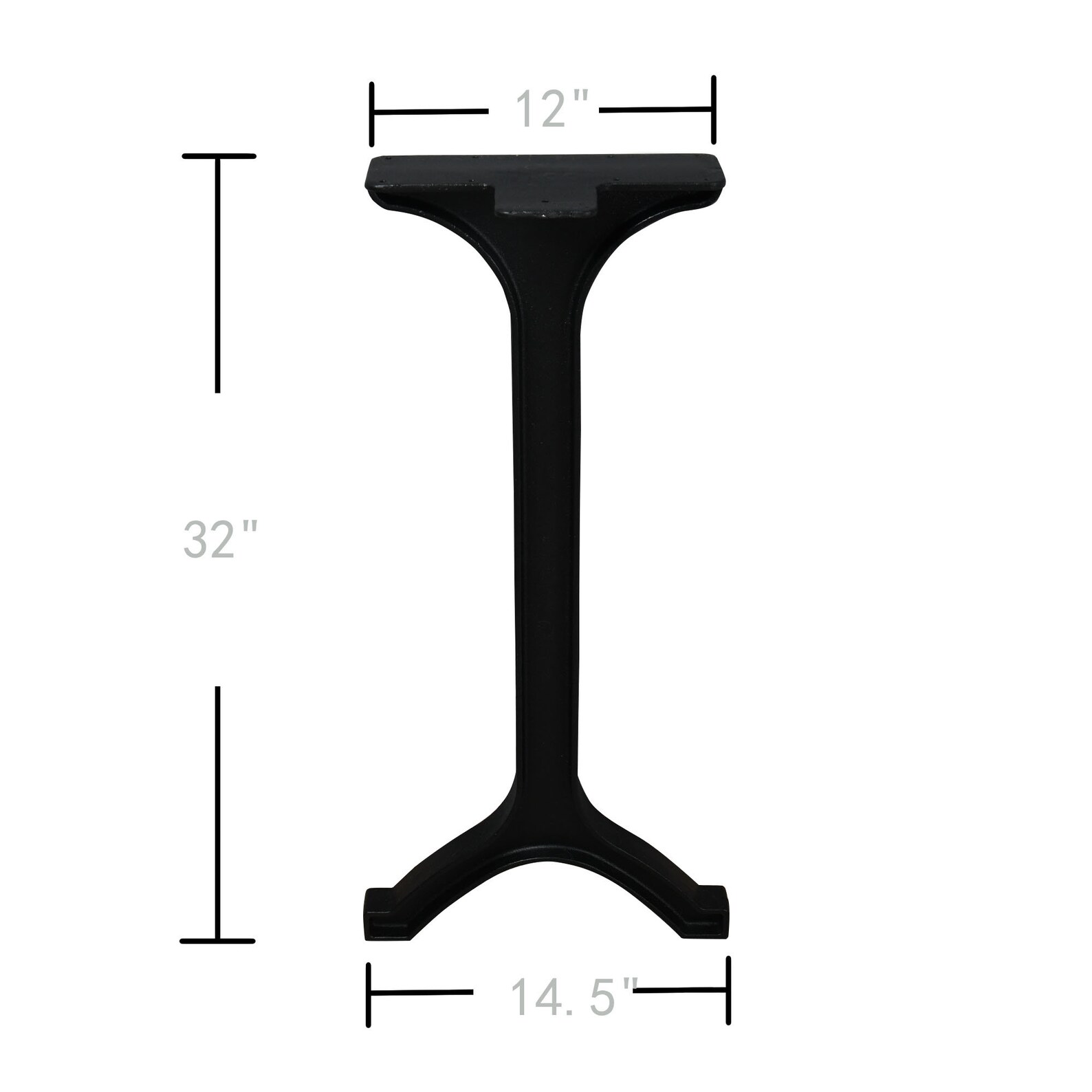 Heavy Duty Metal Y Table Legs Set of 2 Industrial Legs - Etsy