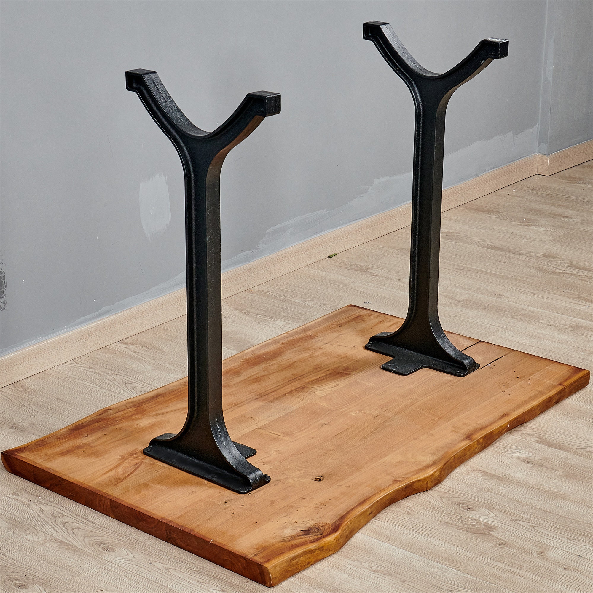 Heavy Duty Metal Y Table Legs Set of 2 Industrial Legs - Etsy