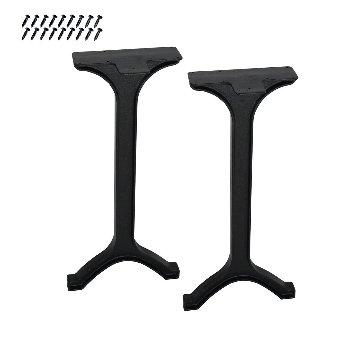Heavy Duty Metal Y Table Legs Set of 2 Industrial Legs - Etsy