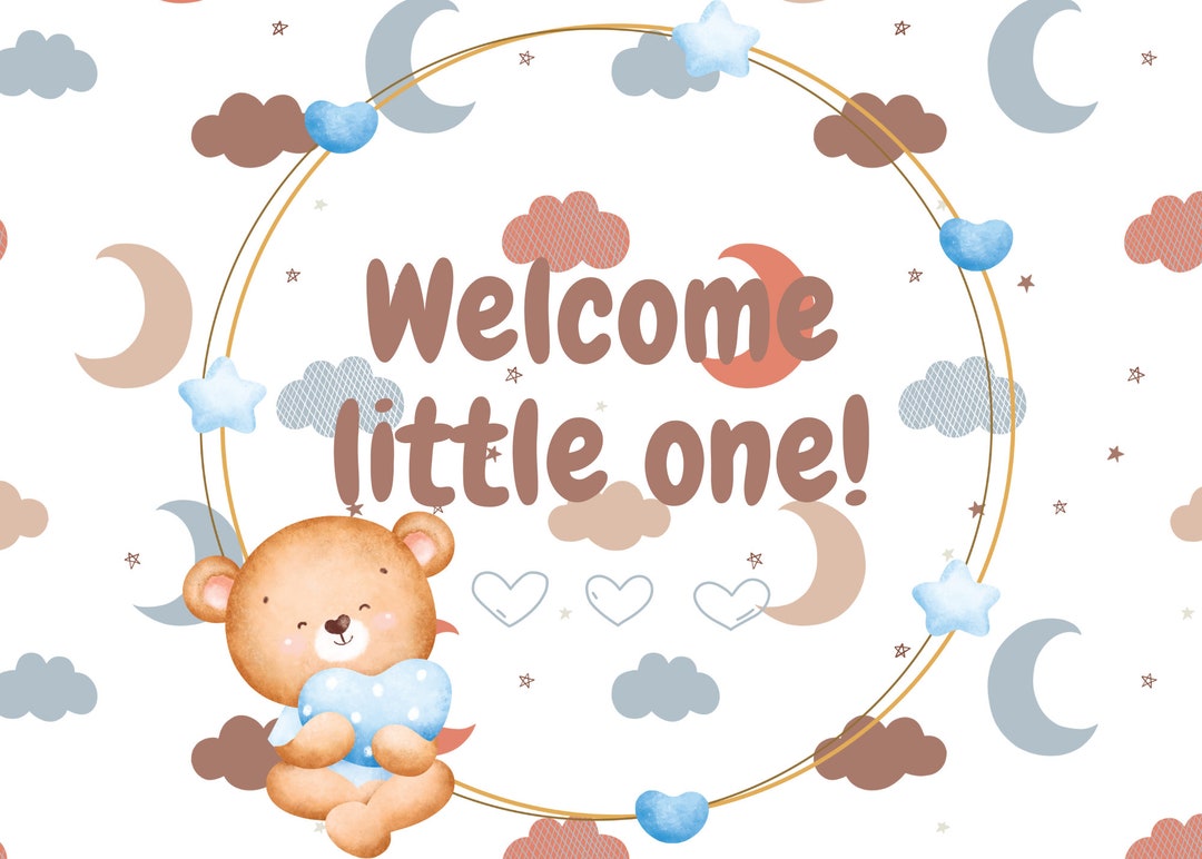 Welcome Little One! Baby Card - Etsy