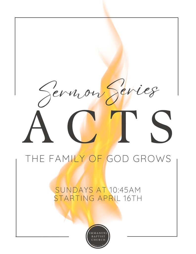 Church Sermon Series Flyer - Etsy