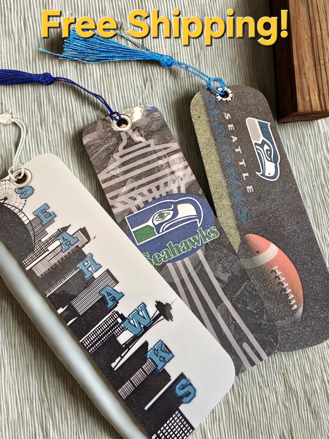 Handmade Seahawks Bookmarks Set – Seattle Football Fan Gift - Etsy
