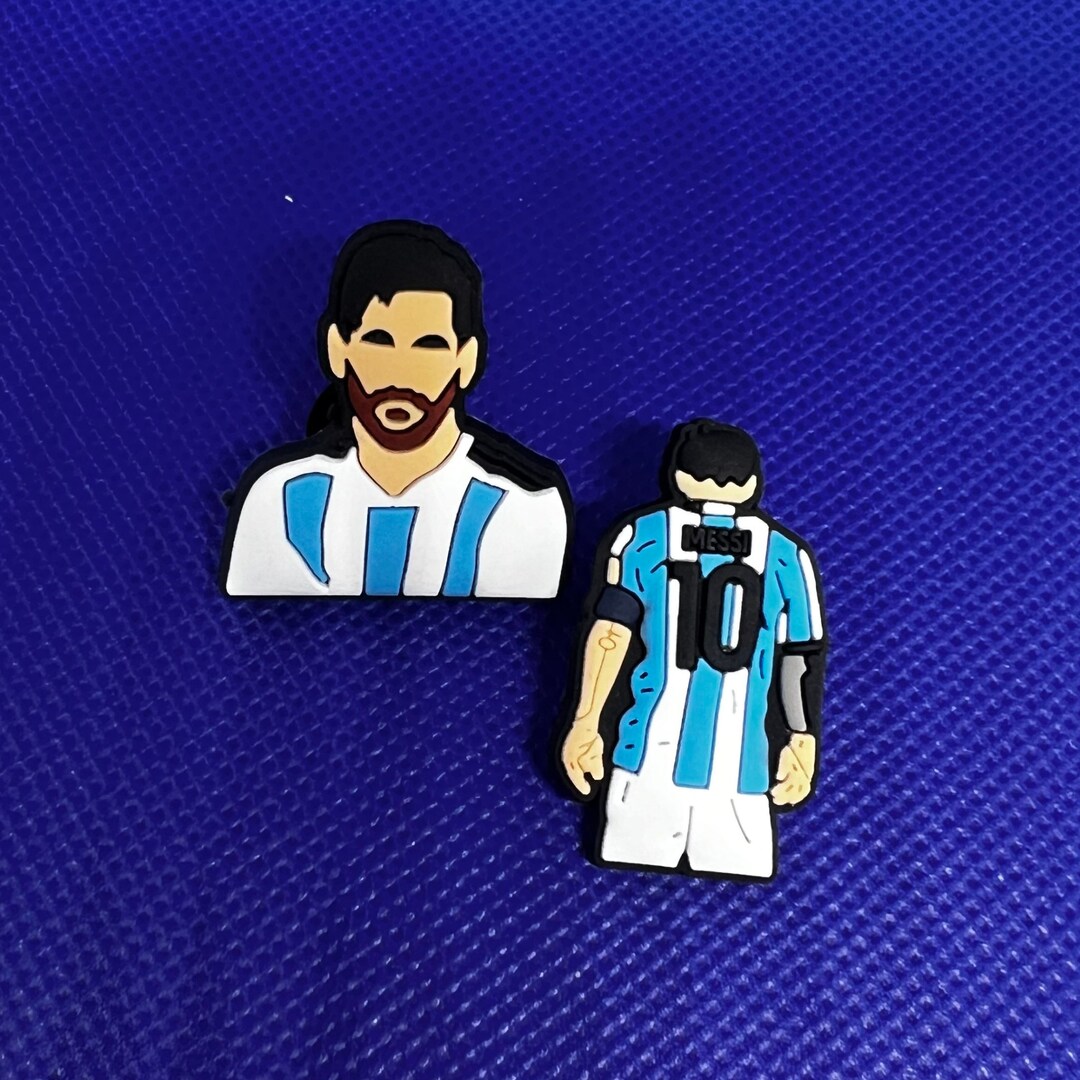 Messi Football Inspired Argentina 10 Shoe Charm - Etsy