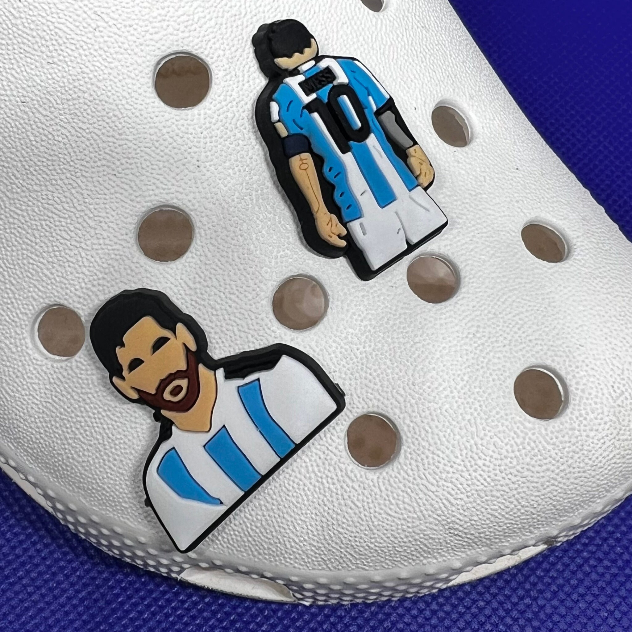 Messi Football Inspired Argentina 10 Shoe Charm - Etsy