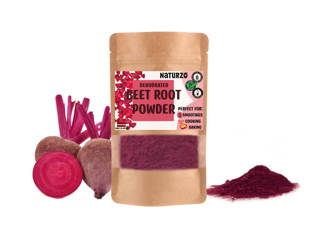 Dehydrated Beet Root Powder – Superfood for Smoothies, Baking, Natural ...