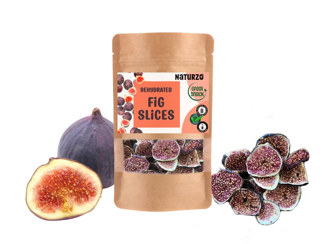 Dried Fig Slices Dehydrated Fruit Chips With No Additives for Snacking ...