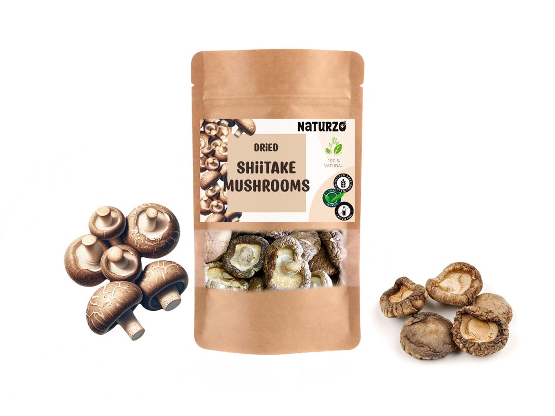 Dried Whole Shiitake Mushrooms Dehydrated Without Additives ...