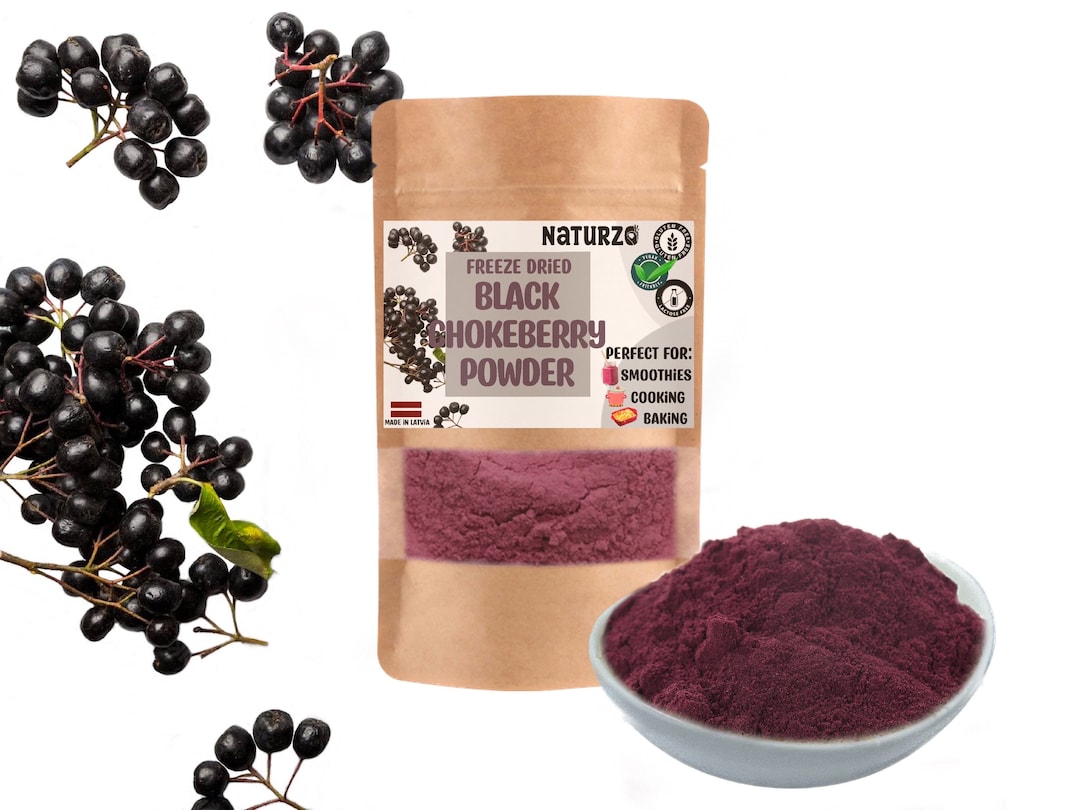 Freeze Dried Aronia Black Chokeberry Powder Raw Without Additives ...