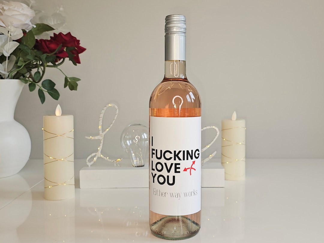 Funny Joke Wine Label for Any Drink Fitting 9x12cm Ideal for 700ml ...