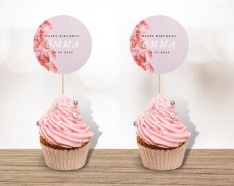 Editable Cake Toppers Rainbow Printable Cake Topper Template - Etsy ...