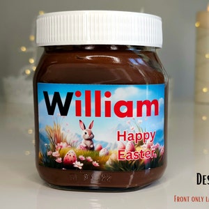 Personalised Nutella Chocolate Spread Label Valentine Limited Edition ...