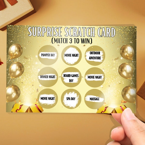 Scratch to Reveal - Etsy UK