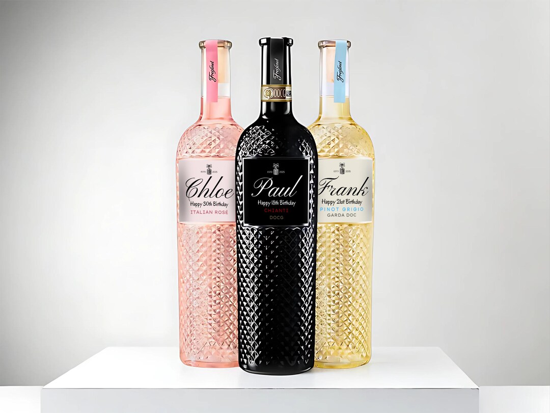 Personalised Freixenet Labels Wine Prosecco Brut Cava Pinot Grigio ...