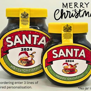 Personalised Customised Marmite Jar Label Sticker Bottle - Custom ...