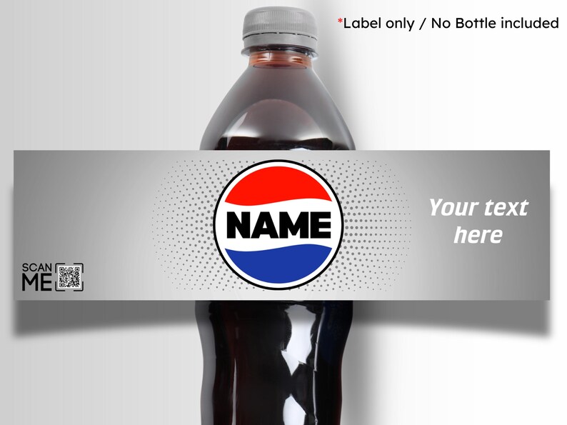 Pepsi Personalised Labels Custom Name Sticker Max Diet Valentines Day ...