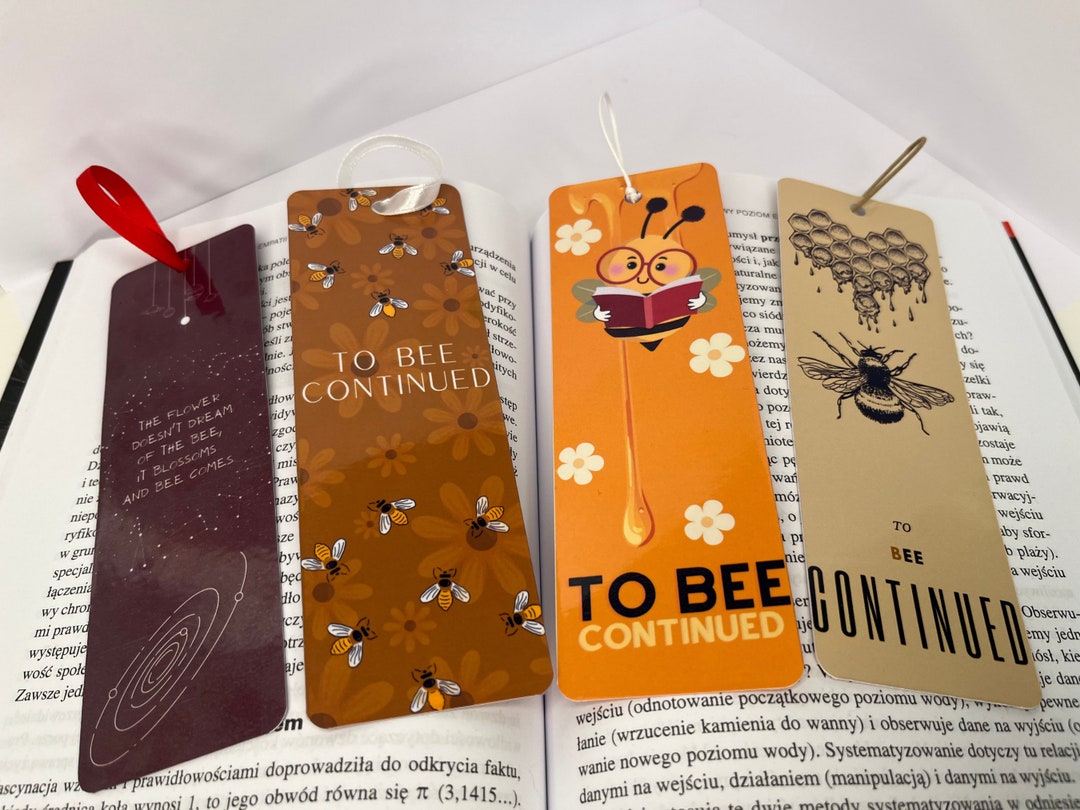 Bee-autiful Bookmarks / Bookmarks Quotes, Bookmarks for Him/her / Cool ...