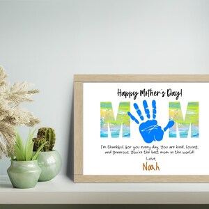 Mother's Day Printable Handprint, Printable Sunday School Classroom ...
