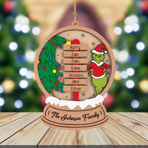 Snow Globe Svg, Grinchies Family Name Svg, Grinchy Member Name Svg ...
