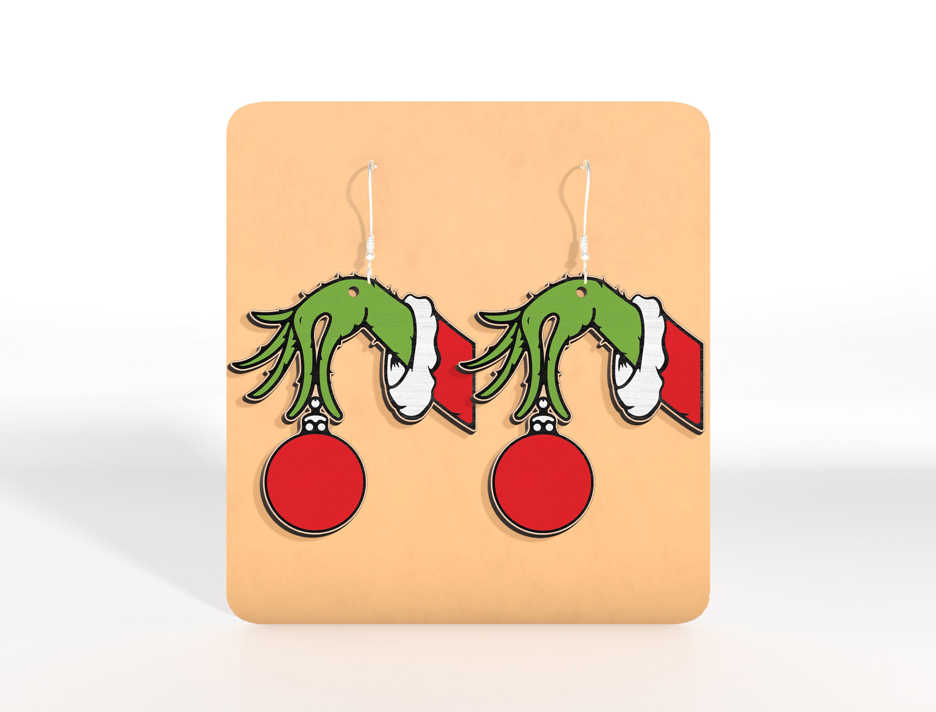 Movie Character Earrings Svg, Earring Christmas Svg, Movie Christmas ...