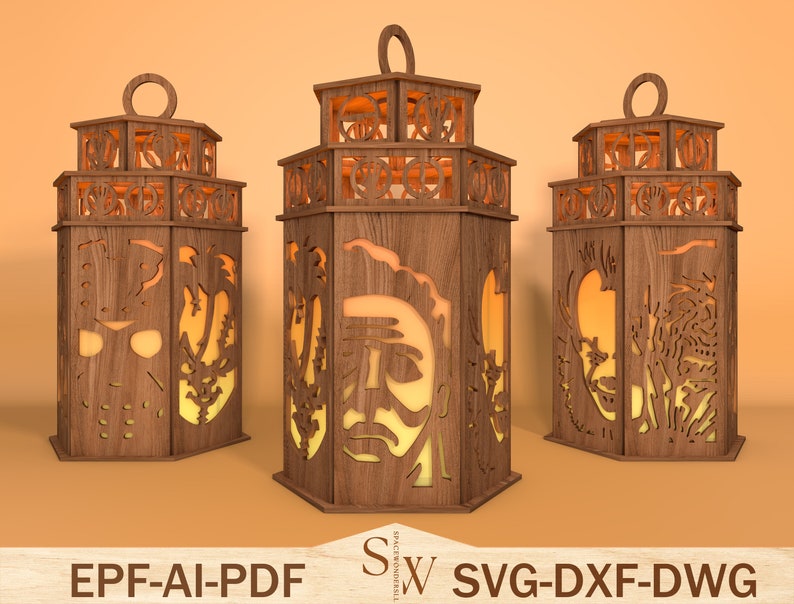 Horror Lantern Laser Cut File,halloween Movie Laser Cut Lantern,horror ...