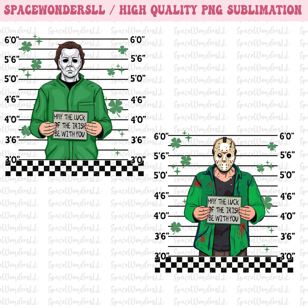 Bundle Horror Movie St Patrick Day Png ,horror Patrick Day Sublimation ...