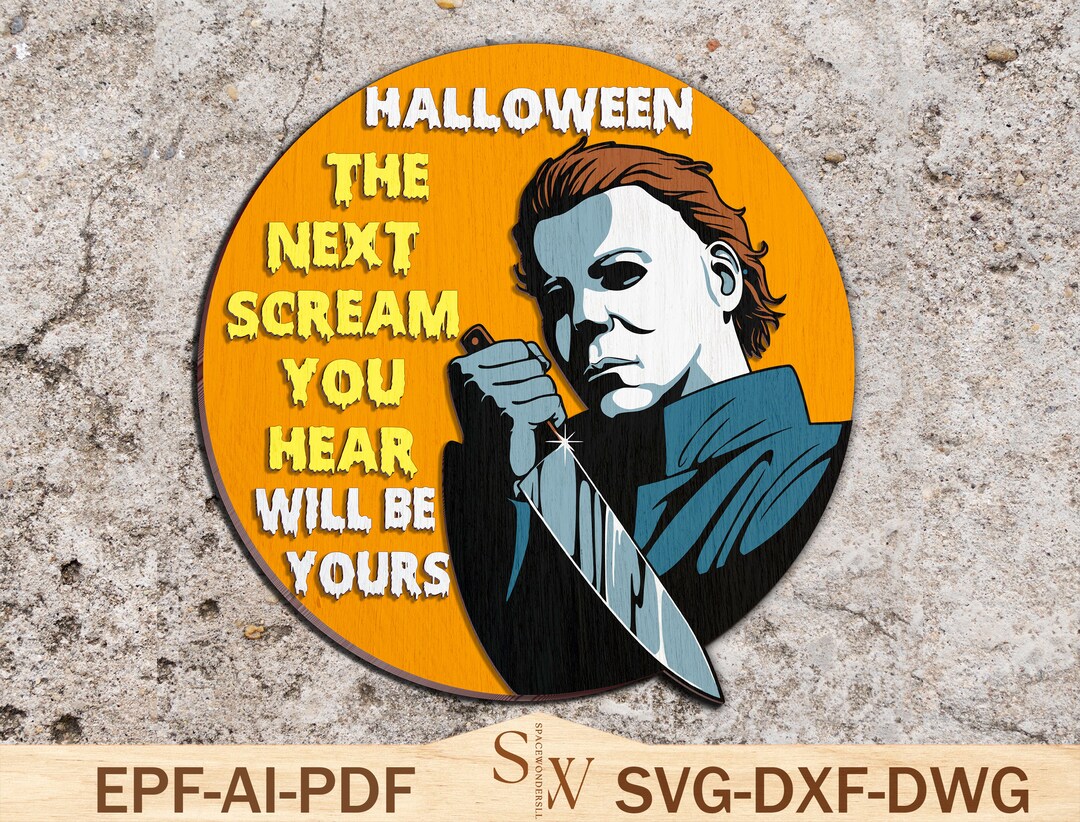 Halloween Welcome Sign Svg, Horror Door Hanger Svg, Scary Front Svg ...