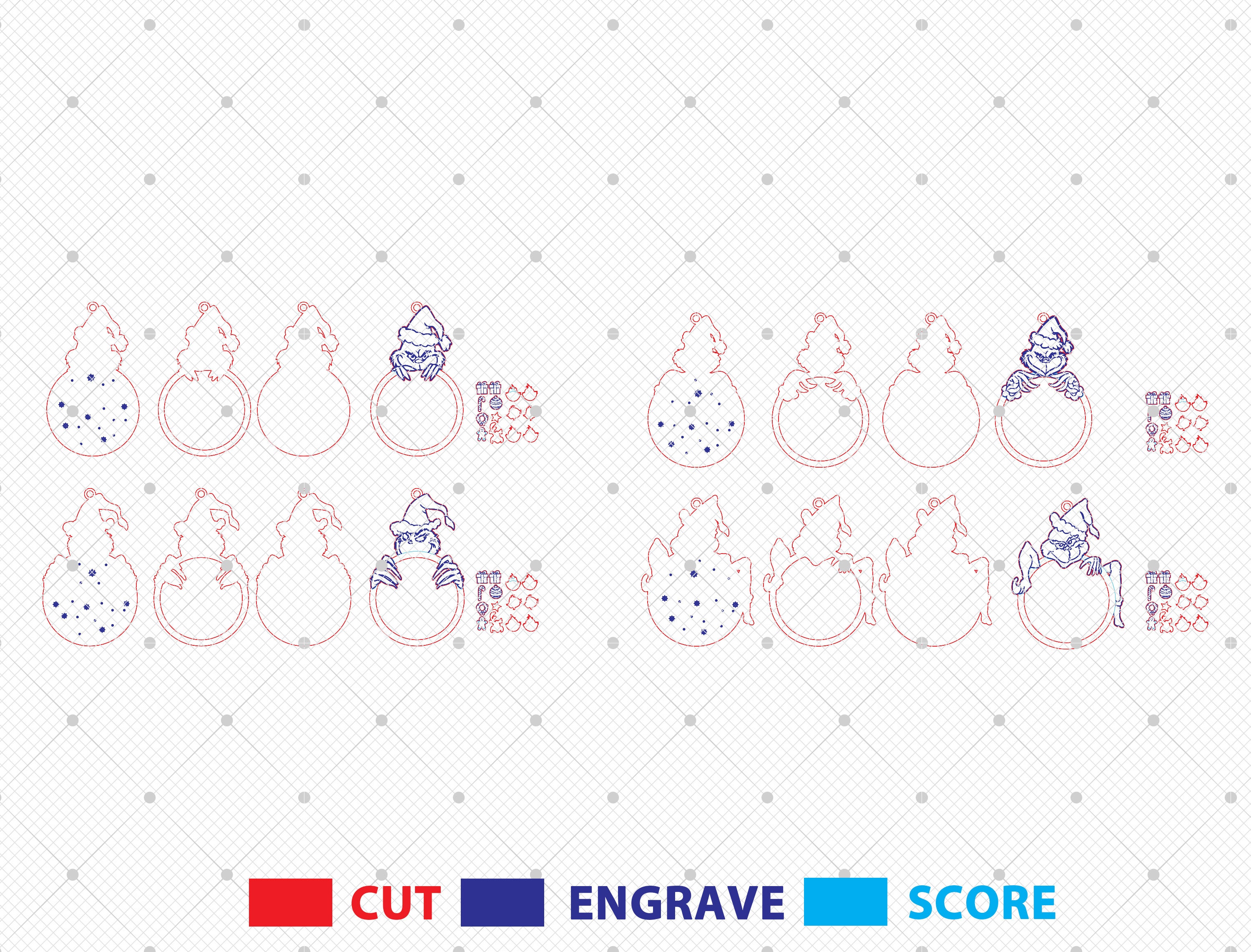 Personalized Christmas Ornament 4D Cut File Svg, Christmas Movie ...