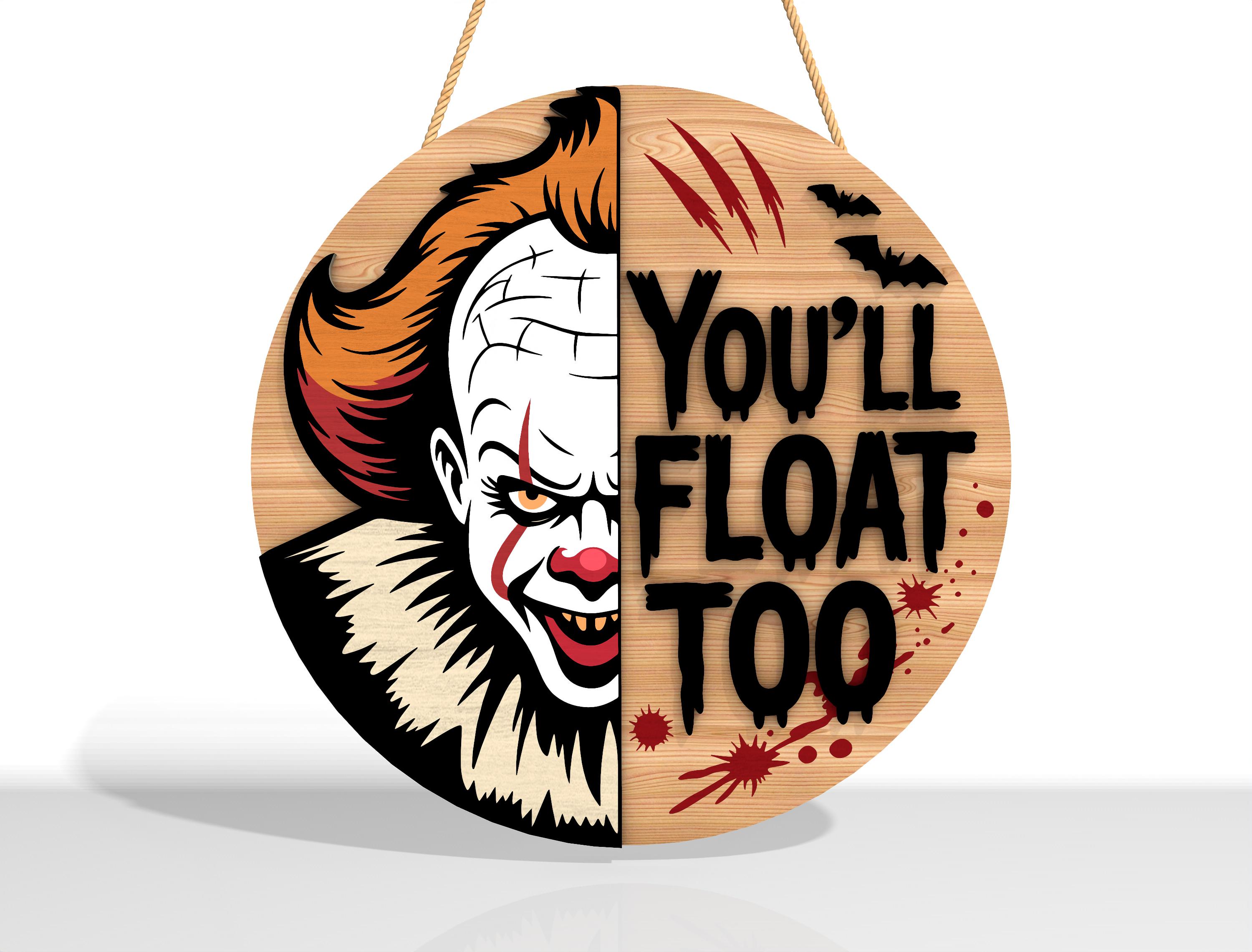 Welcome Horror Door Hanger Svg, Scary Front Door Sign Svg, Horror ...