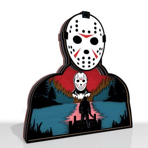 3D Horror Character Halloween Multilayers Laser Cut File, Horror ...