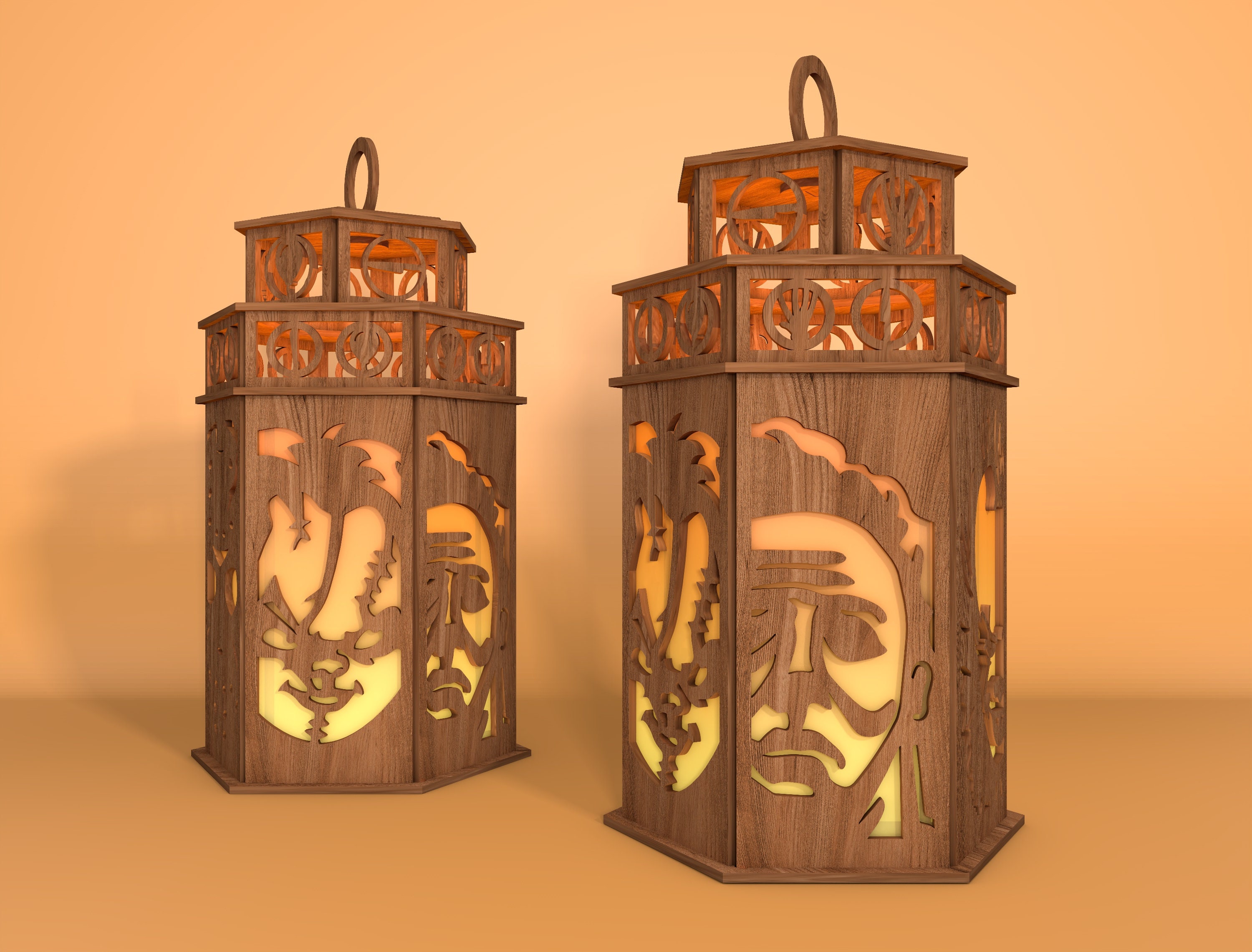 Horror Lantern Laser Cut File,halloween Movie Laser Cut Lantern,horror ...