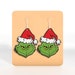Movie Character Earrings Svg, Earring Christmas Svg, Movie Christmas ...